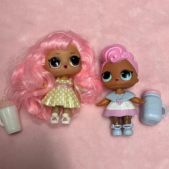 L.O.L. Surprise! | Toys | Lol Surprise Dolls One With Real Hair Pink ...